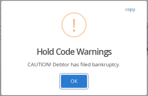 Adding Hold Codes | Case Master Pro