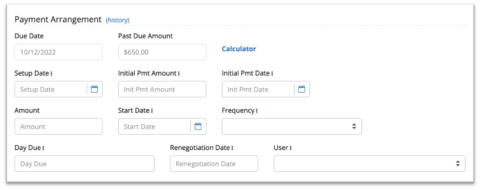 Adding Payment Arrangements | Case Master Pro