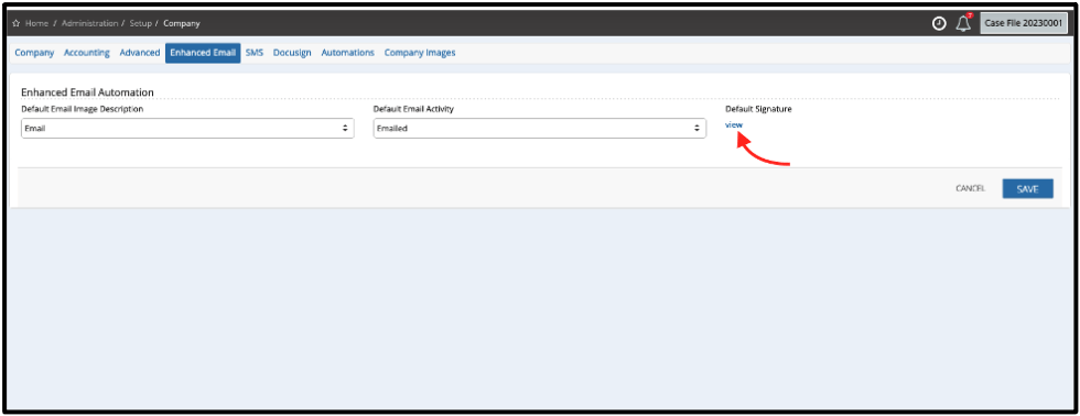 Adding An Enhanced Email Signature | Case Master Pro