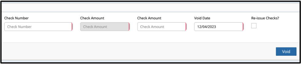 Void Checks | Case Master Pro