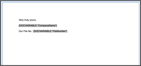 Document Fragments | Case Master Pro